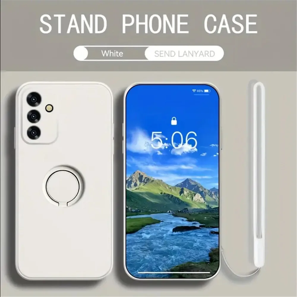 Чехол-подставка для телефона с кольцевым держателем для Huawei Pura 70 P60 P50 P40 P30 P20 Pro ...