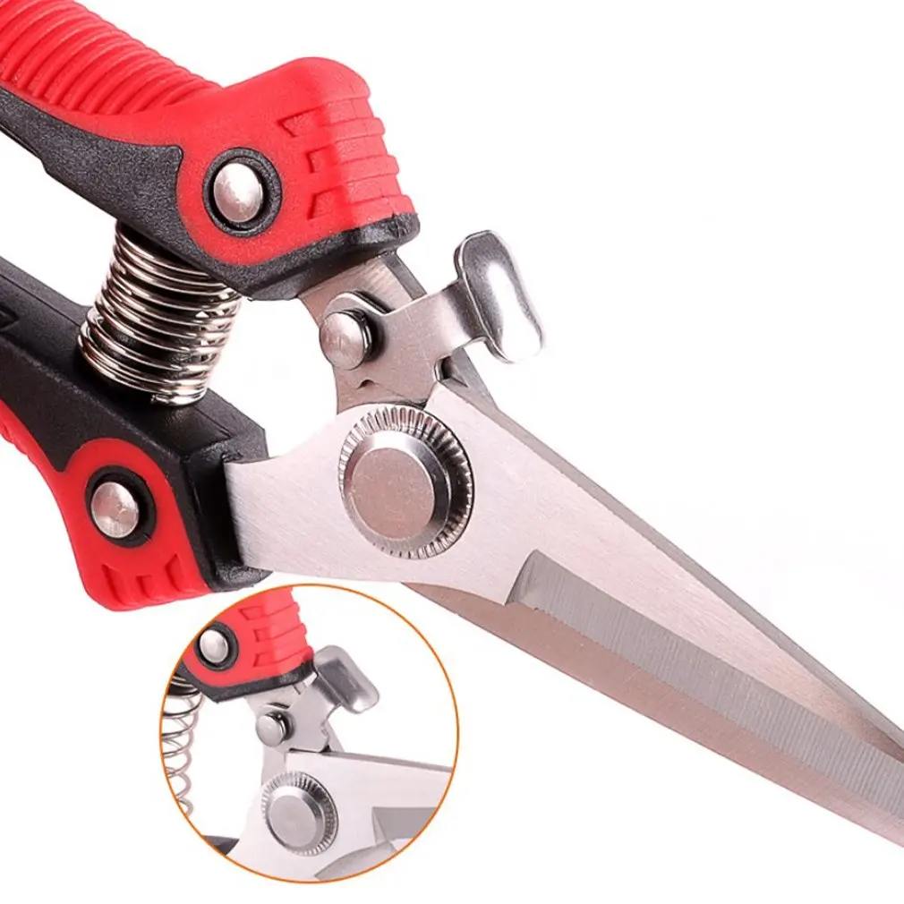 Mini Shears Pruner Secateurs Pruning Scissors Bypass Sharpener Clippers ...
