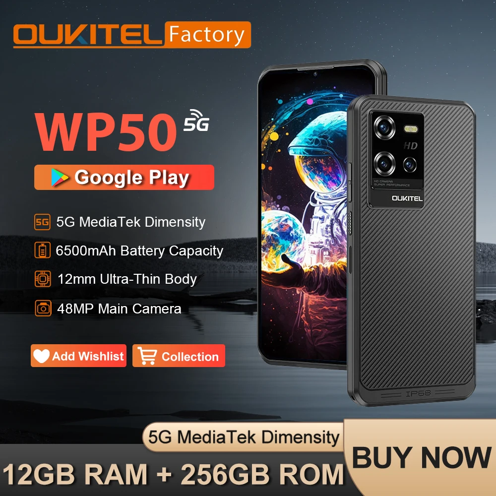 Смартфон Oukitel WP50, 12/256ГБ, global | AliExpress