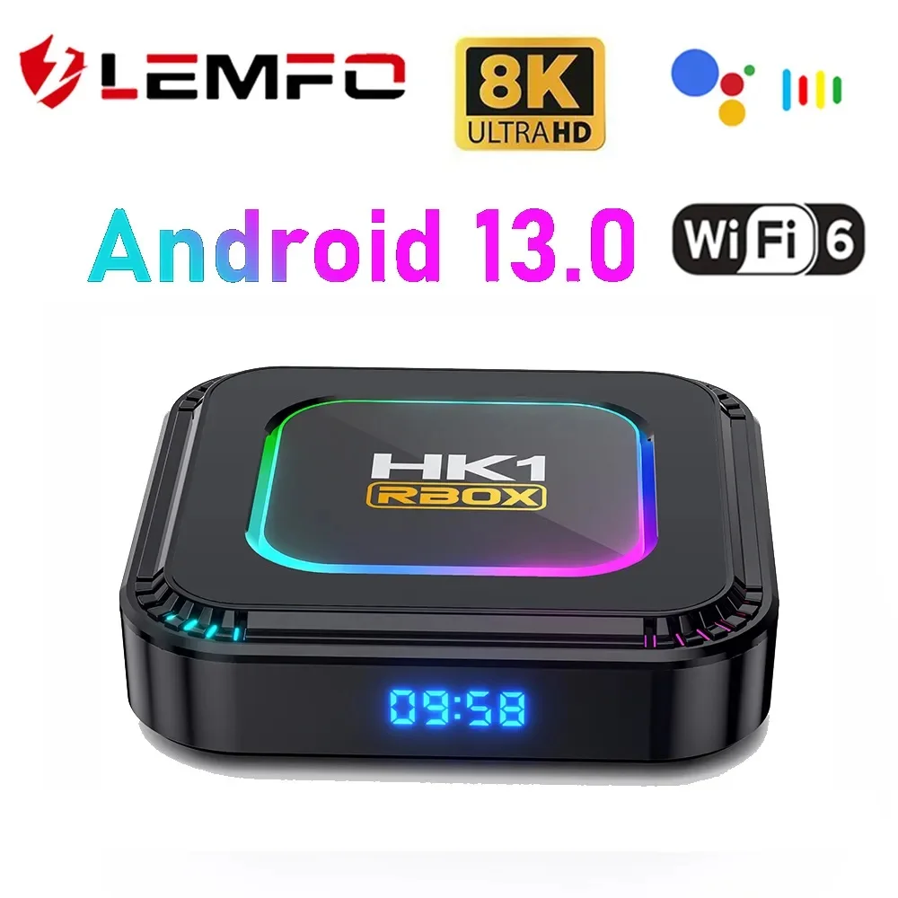 Умная ТВ-приставка LEMFO Android 13, 4 Гб 128 ГБ | AliExpress