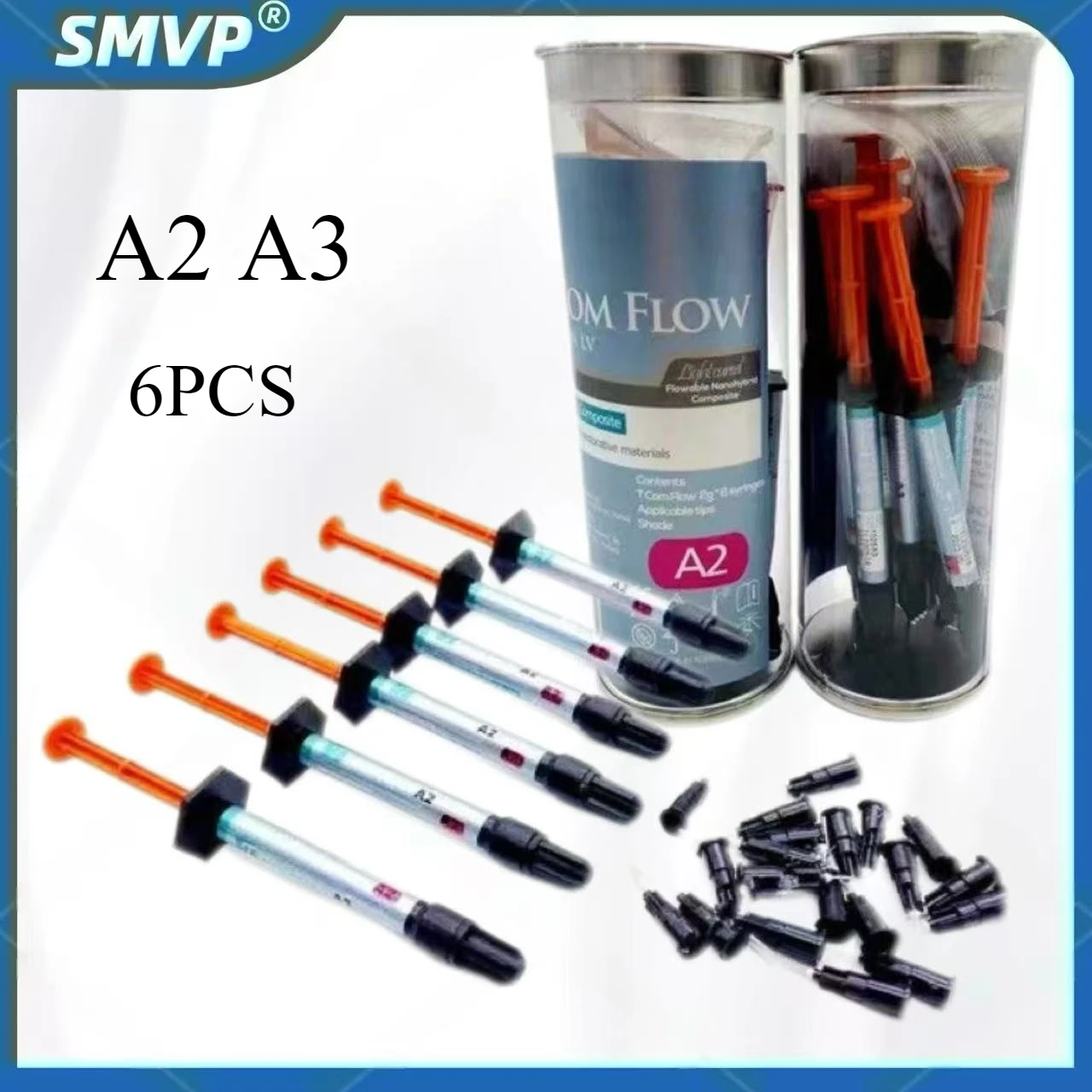 2gx6 шприцы, стоматологические струящиеся наполнители ...