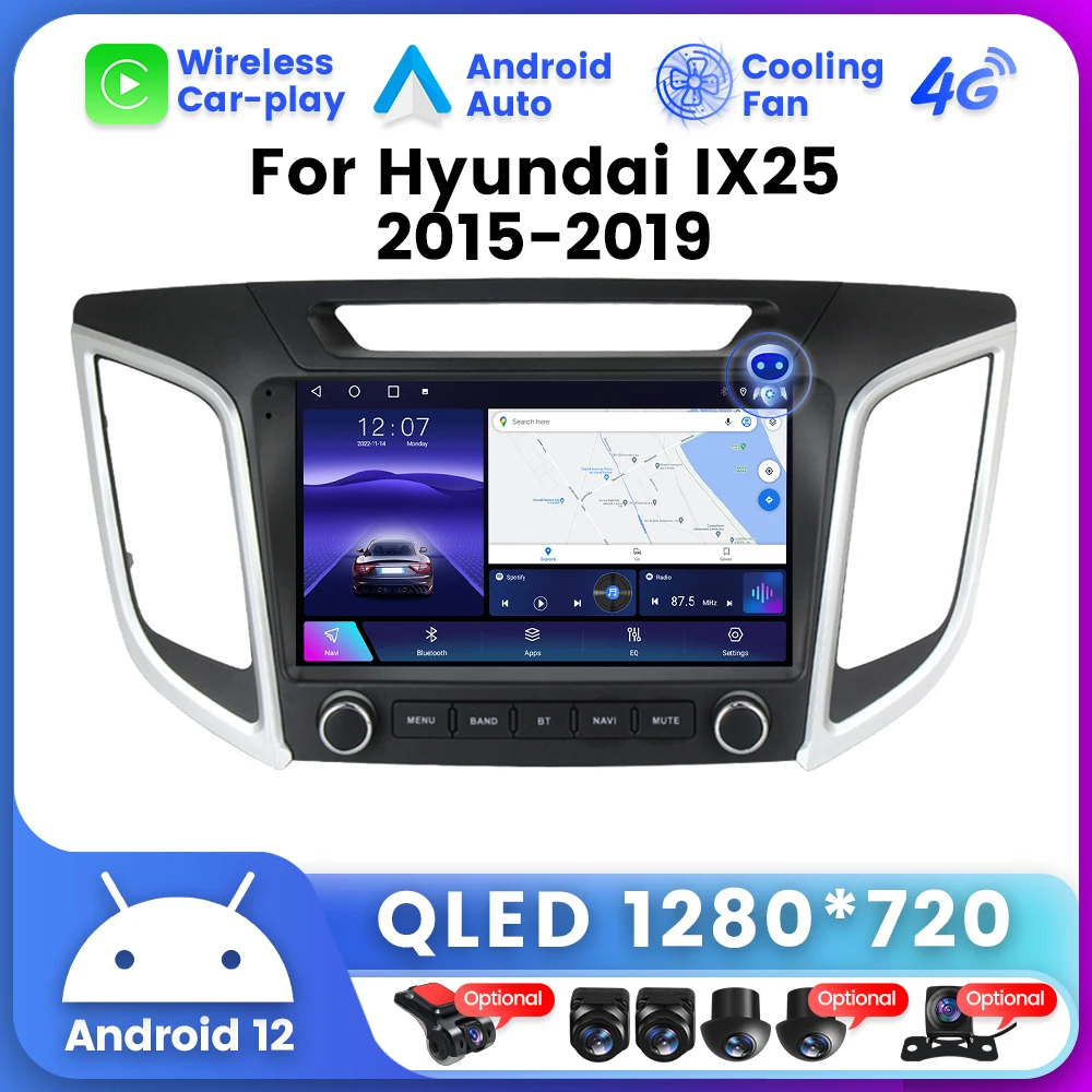 Сенсорный экран для Хюндай Крета IX25 For Hyundai Creta IX25 2015 2016 2017 2018 ...