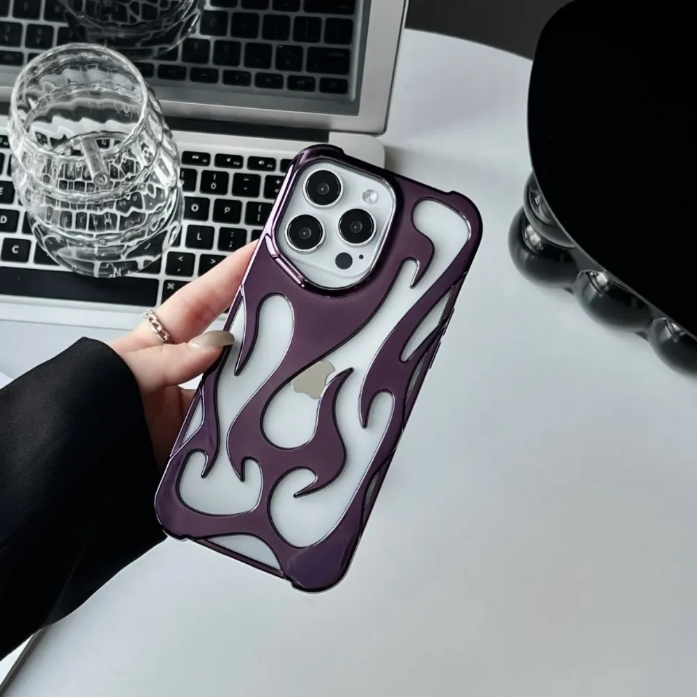 Electroplated Hollow Heat Dissipation Phone Case for IPhone 16 15 14 ...