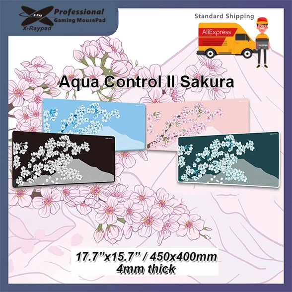 Игровой коврик для мыши X-Raypad Aqua Control 2 Sakura FPS, 450x400x4 ...