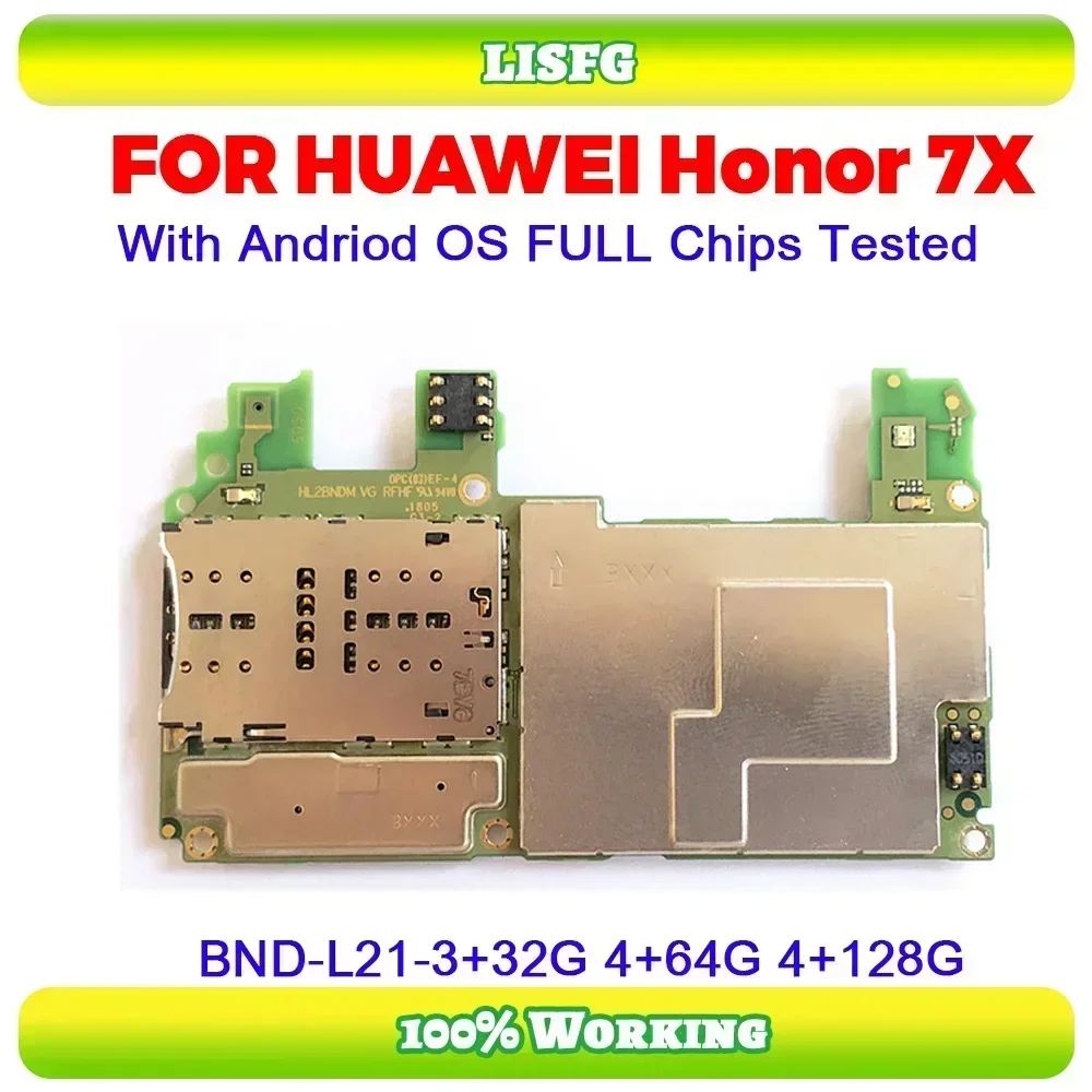 Материнская плата для Huawei Honor 7X, оригинальная разблокированная ...