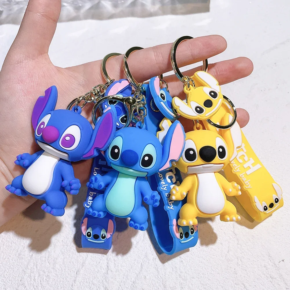 MINISO Lilo & Stitch Toys Keychian Anime Stitch Pendant Keychain Sweet ...