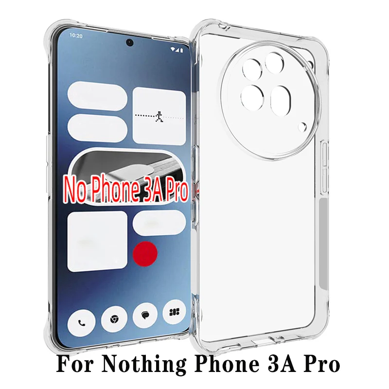 Nothing Phone 3A Pro Case Air Cushion Shockproof Airbag Silicone TPU ...