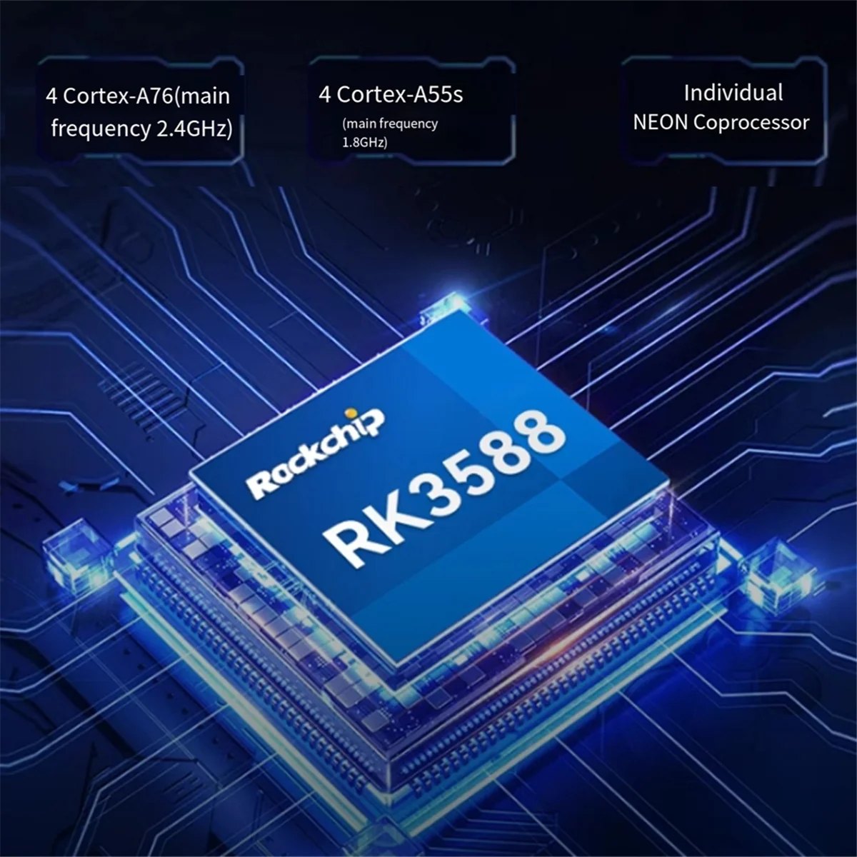 Для платы разработки Orange Pi 5 Ultra LPDDR5 Rockchip RK3588, 6-разрядный процессор NPU, PCIE 2 ...