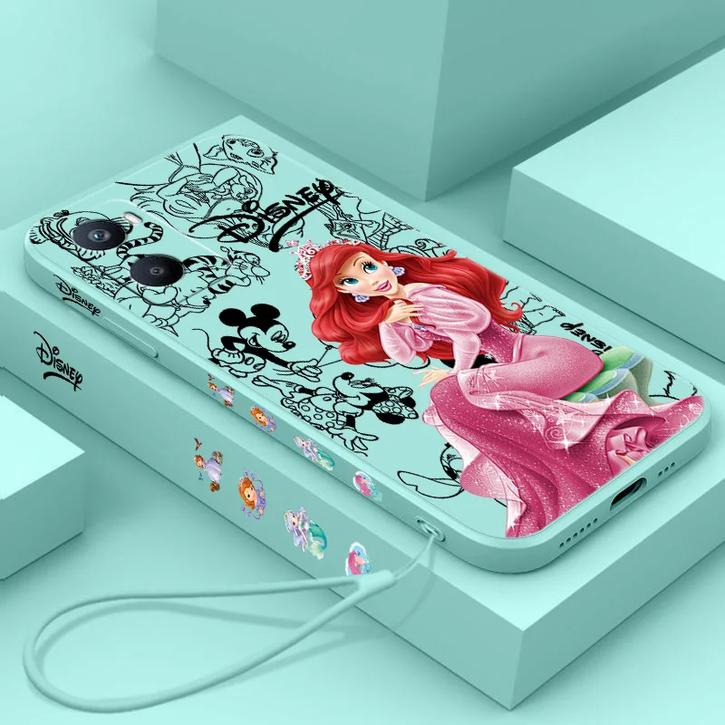 Cute Disney Princess Phone Case For OPPO A1K AX7 A9 12 15 16 31 52 53 ...