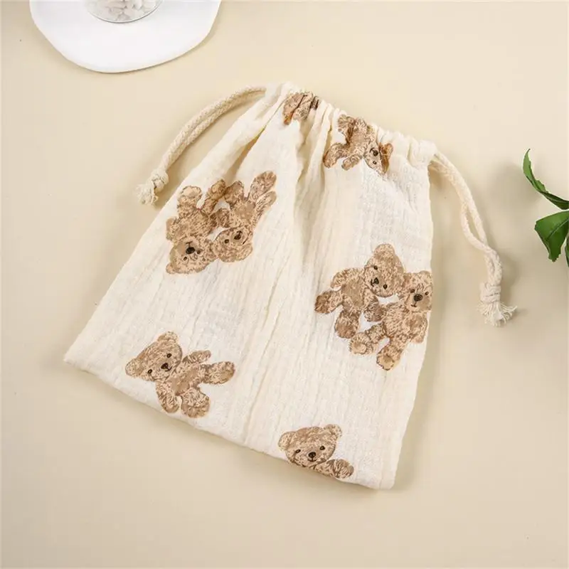 Cotton Baby Bags String Diaper Stackers Caddy Organizer Nappy Pouch ...