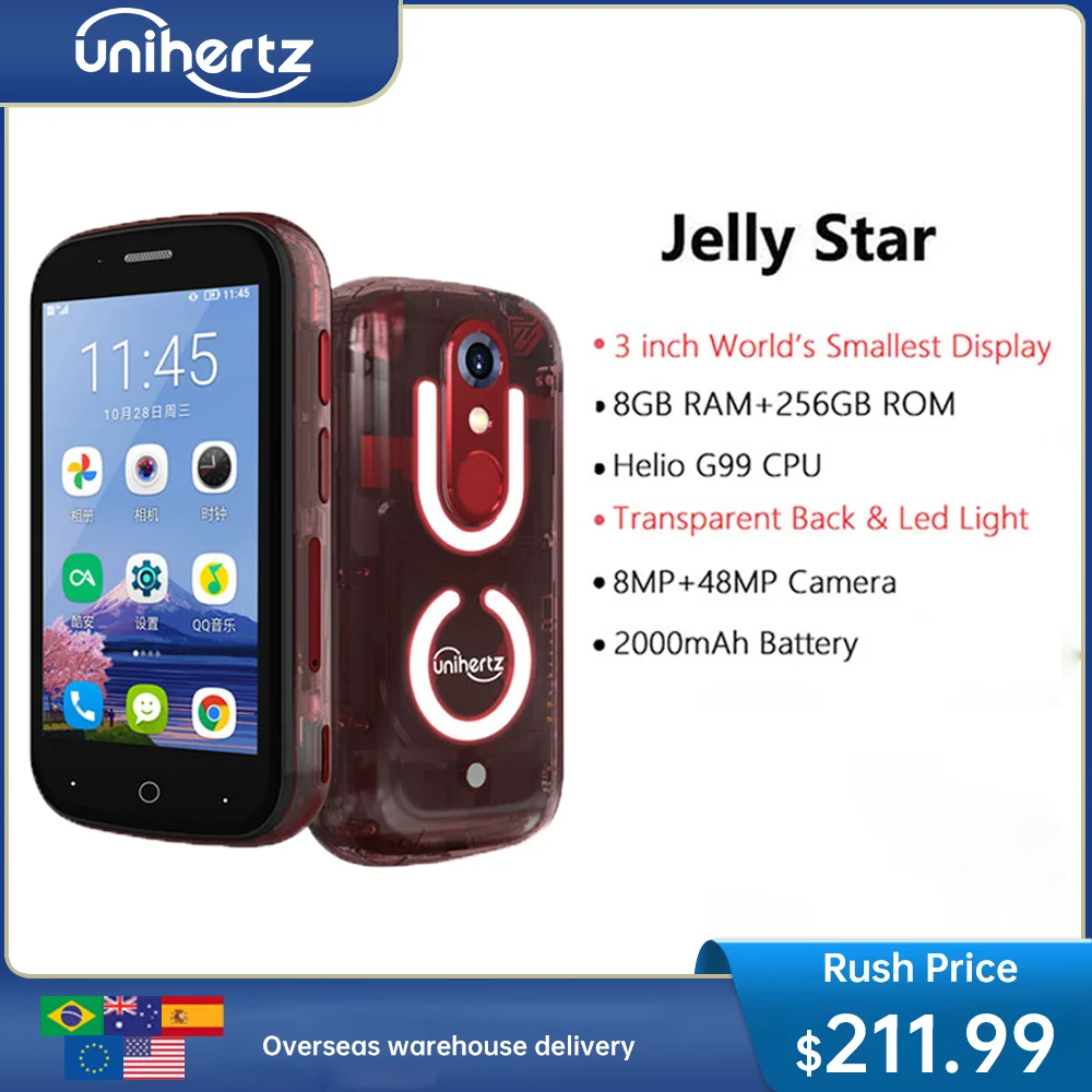 Смартфон unihertz Jelly Star, 8/256ГБ, global | AliExpress