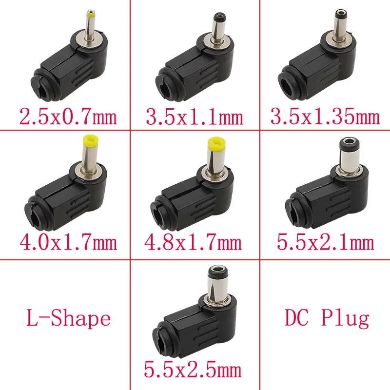 Штекерный разъем питания постоянного тока, 10 шт., 5/5x1/4, 5x7/4, 8x7 ...
