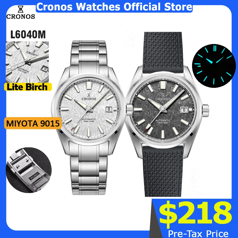 Мужские механические часы Cronos L6040M | AliExpress