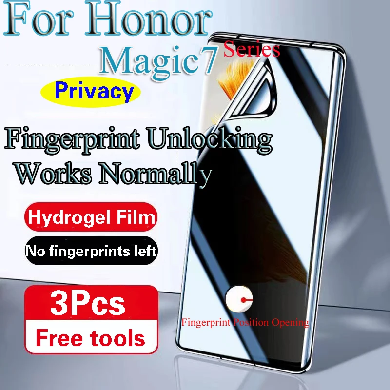 Magic7Pro анти-подглядывающая гидрогелевая пленка для Honor Magic7 Pro, защитная пленка для ...