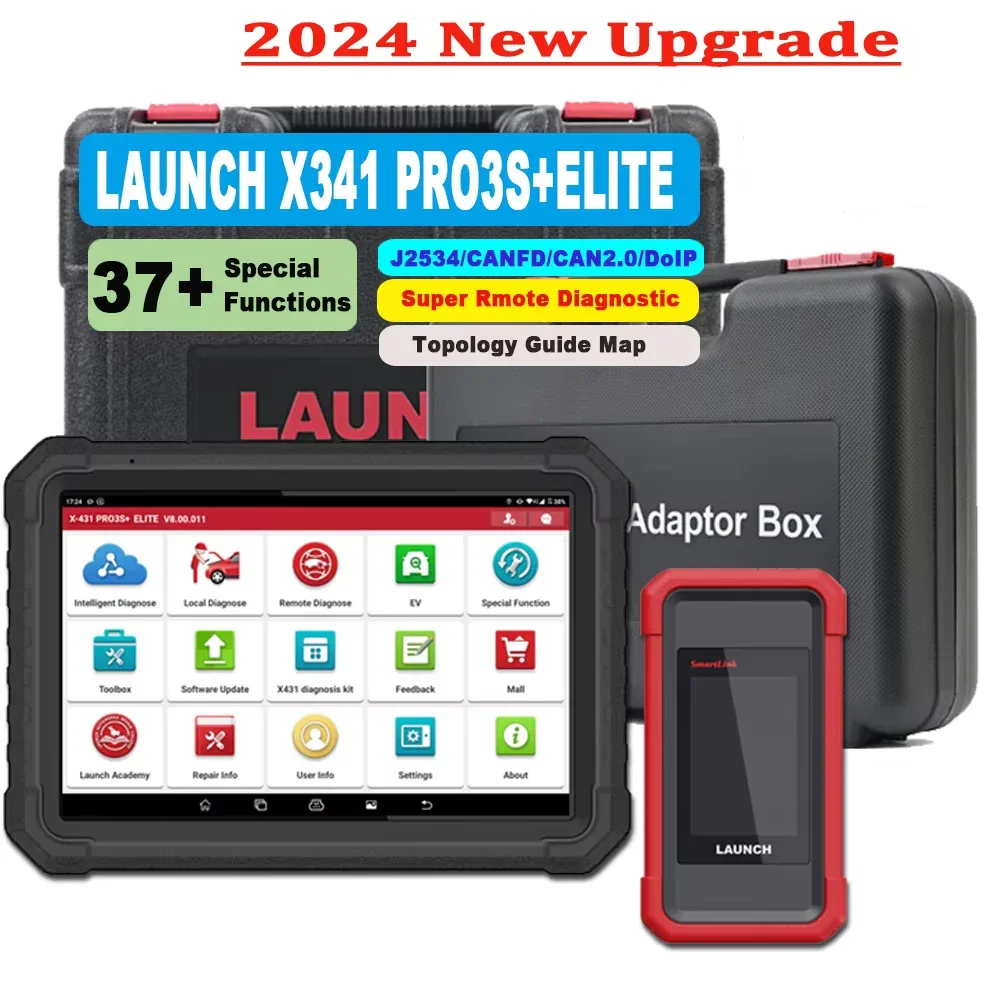 Запуск X431 PRO3S ELITE OBD2 Scanner Tool Key ECU Программное кодирование с PROG3 Инструмент ...