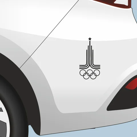 Олимпийский кольца наклейки - купить недорого | AliExpress