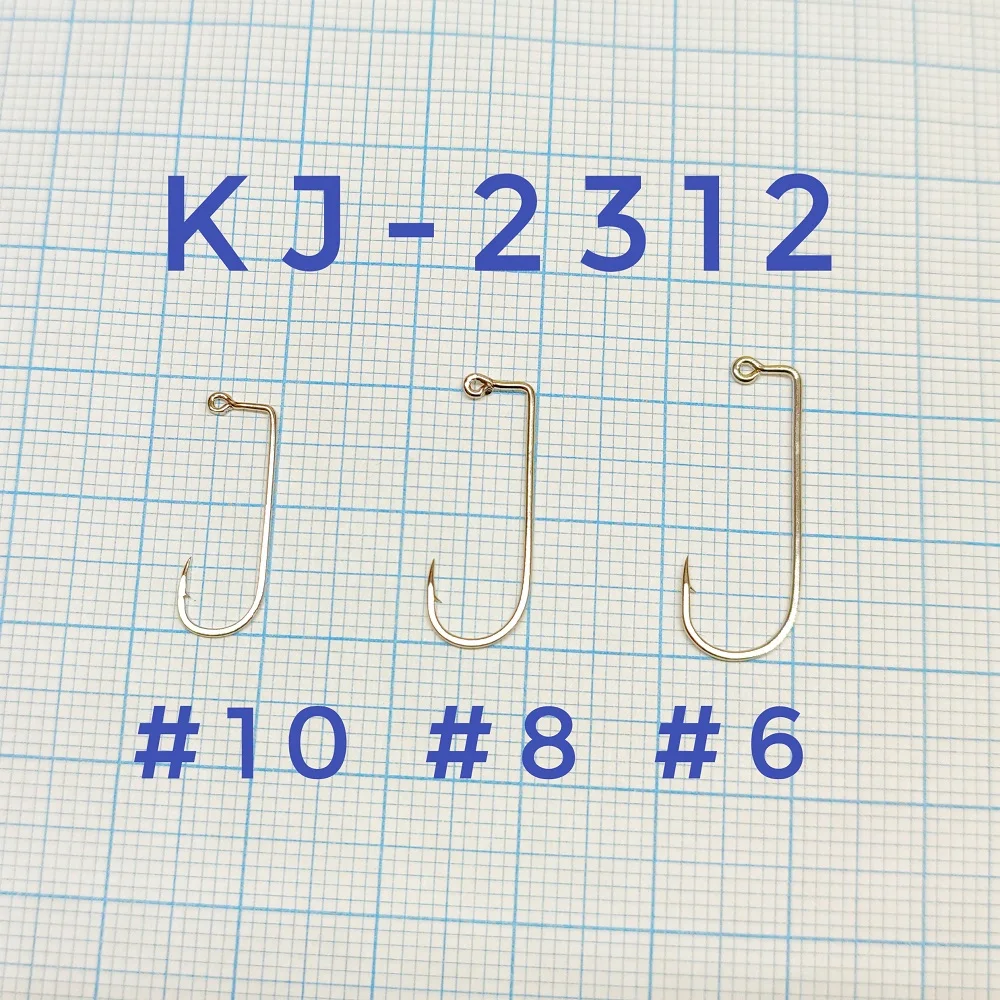 Крючки KUMHO Jig Hook KJ-2312N. Для нахлыстовых мушек и пайки мормышек ...