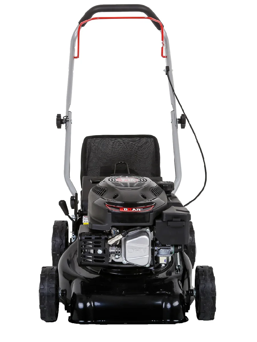 Газонокосилка бензиновая BR3540 BRAIT, мощность 3,5 л.с., объем травосборника 40л., ширина ...