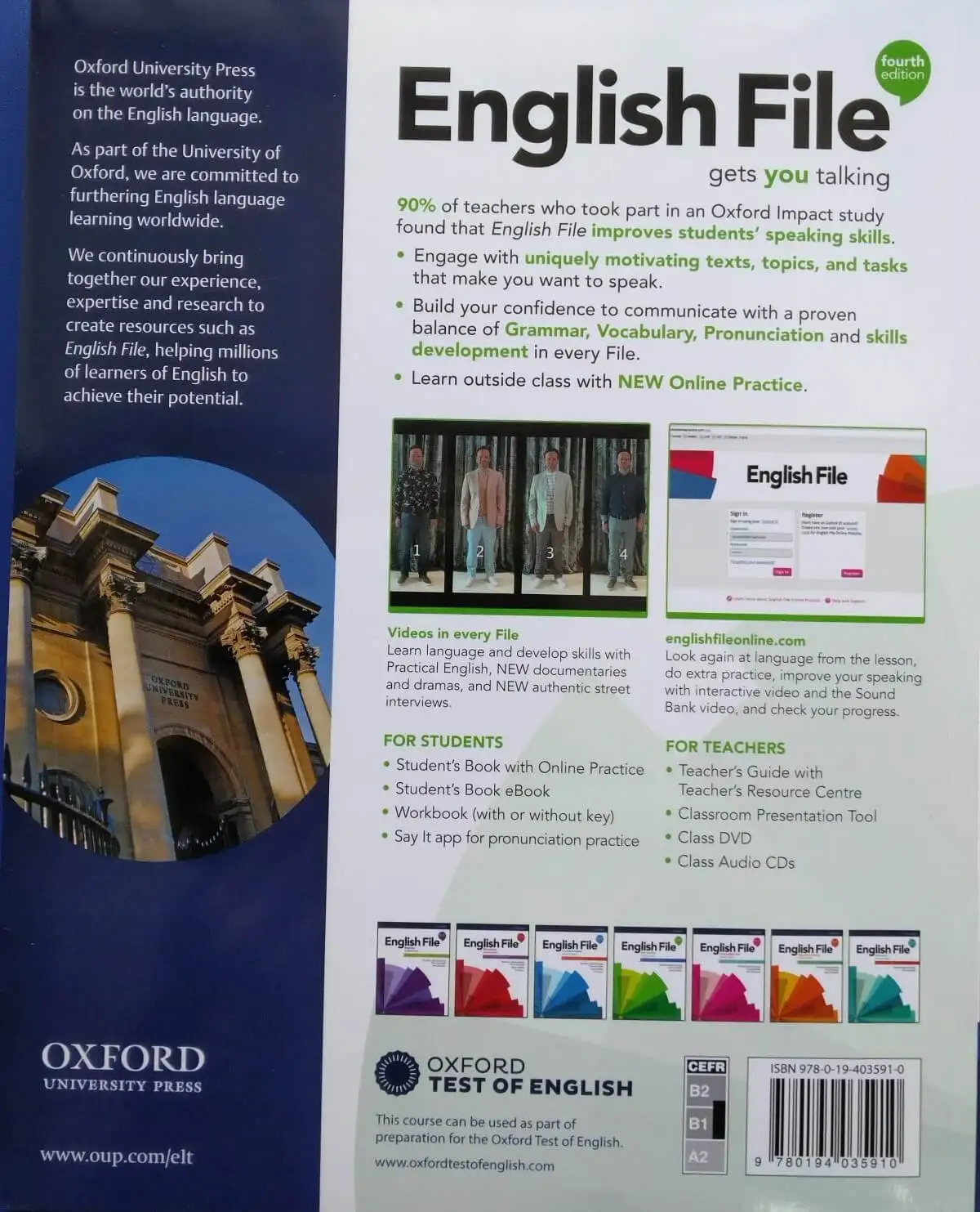 English File (4th edition) Intermediate Student's Book with Online ...