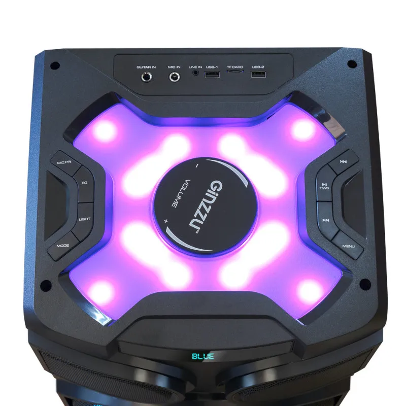 Акустическая колонка GINZZU GM-203 Midi, RGB/BT/USB/SD/FM/ДУ ...