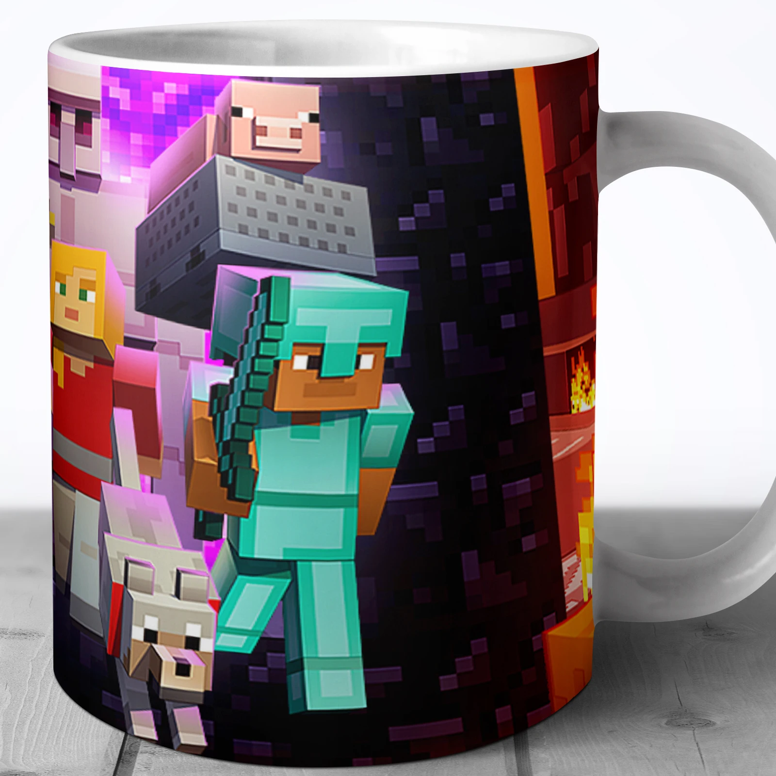 Кружка Майнкрафт (Minecraft) | AliExpress