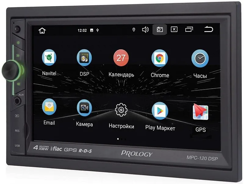 2DIN USB-магнитола Prology MPC-120 DSP на Android 9 с навигацией | AliExpress