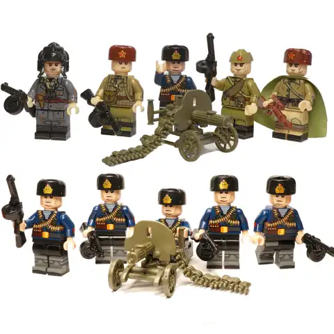 Ww2 lego russian figure - купить недорого | AliExpress
