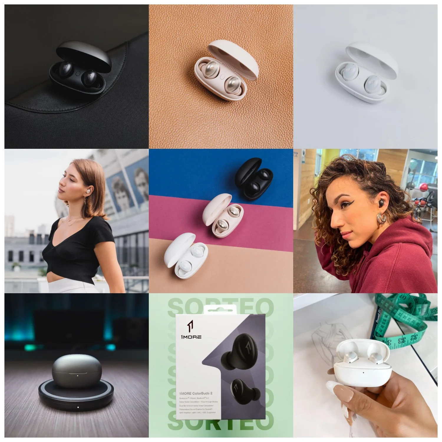 1MORE ColorBuds 2 безпроводные Bluetooth 5.2 наушники беспроводной tws ...